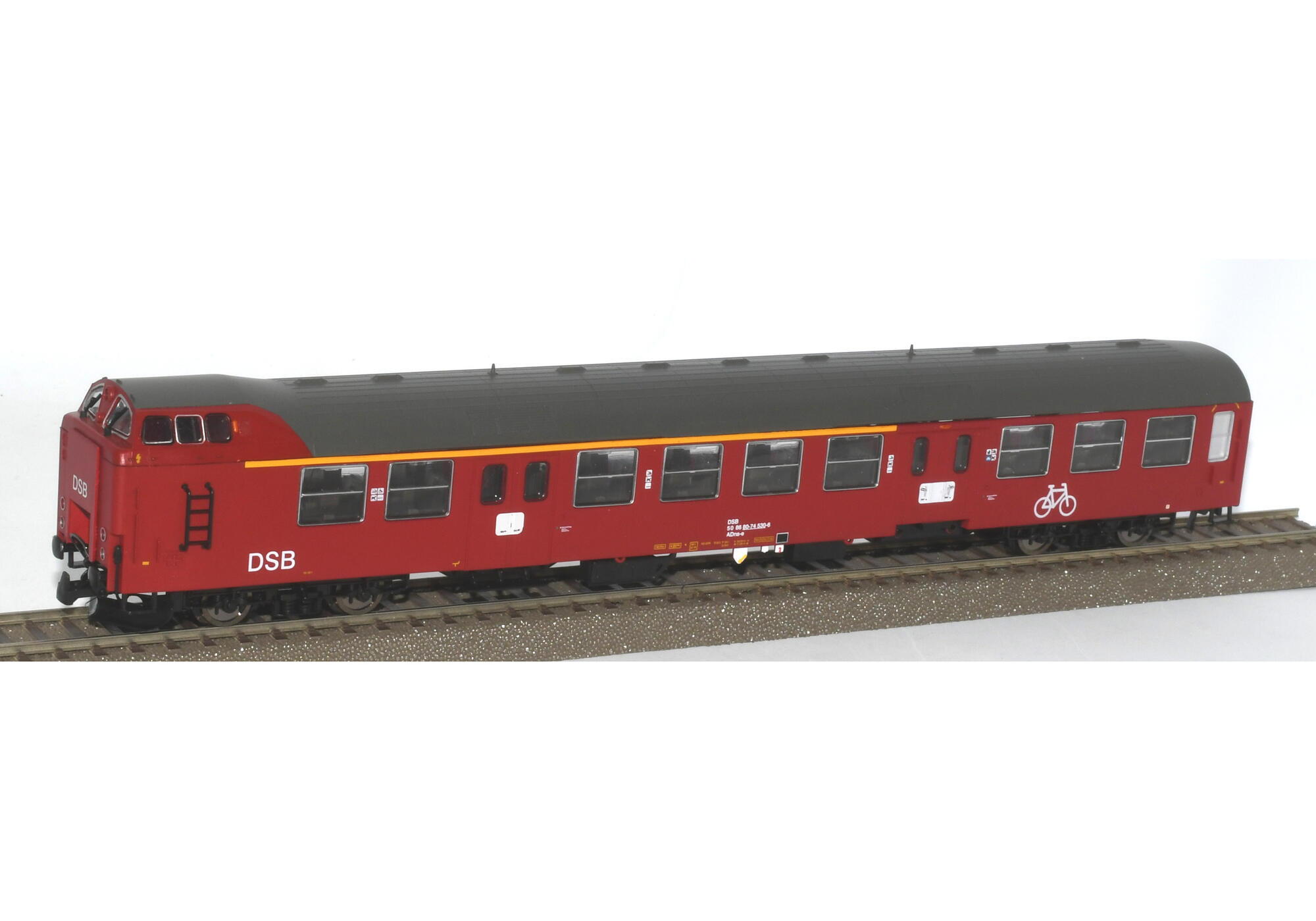 Køb Heljan 6078. DSB ADns-e 50 86 80-74 530-6. - Tilbud: 1.185,00DKK,-