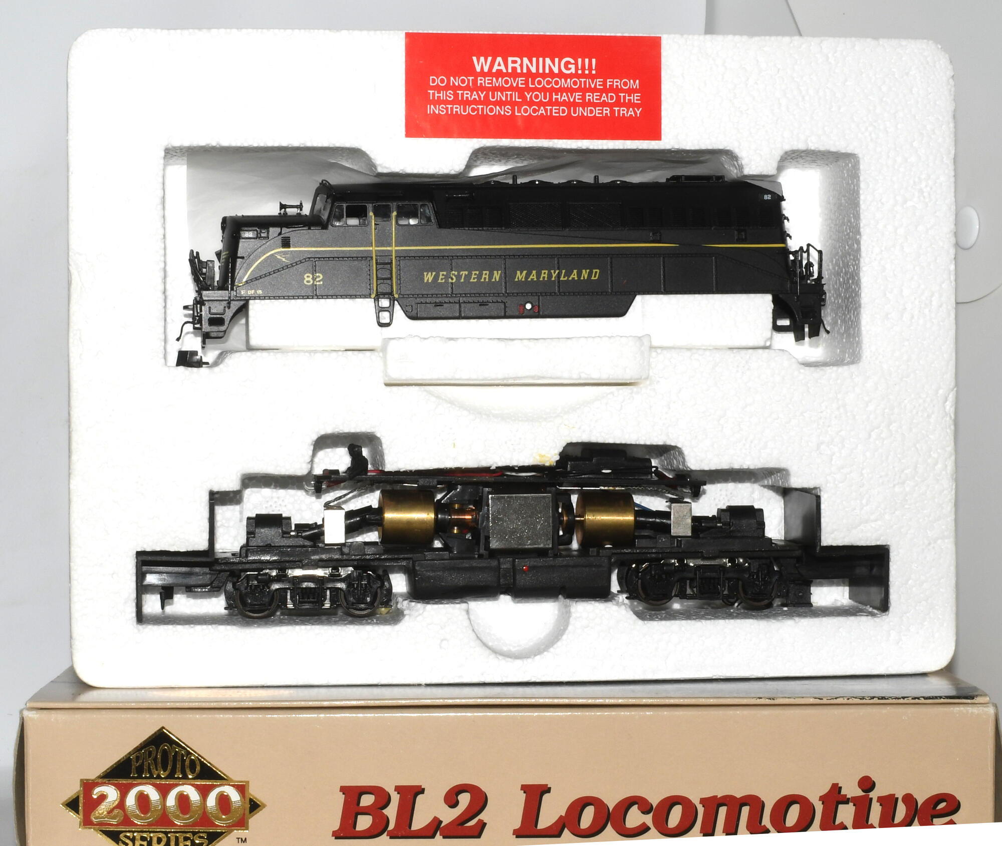 Køb Life-Like Proto 2000 No 8356. BL2 Diesel Locomotive WESTERN MARYLAND. - Tilbud: 985,00DKK,-