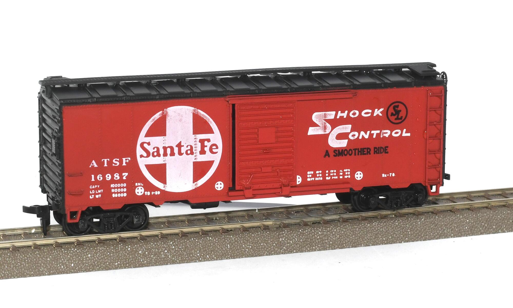 Køb Athern 1221 X. 40' Box Car. Santa Fe/ATSF 16987. - Tilbud: 165,00DKK,-